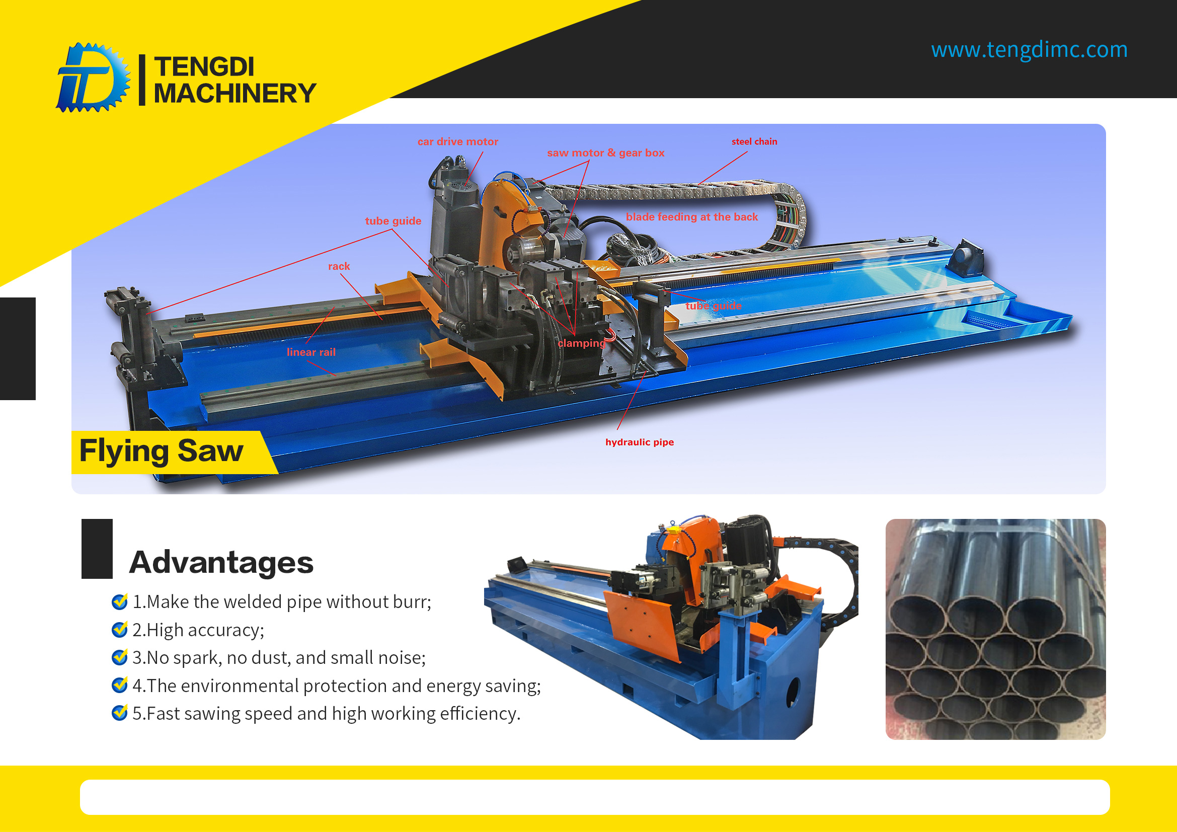 Cold Cut Flying Saw from China Manufacturer - tengdimc